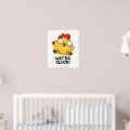 Wat Da Cluck Funny Chicken Pun Poster | Zazzle