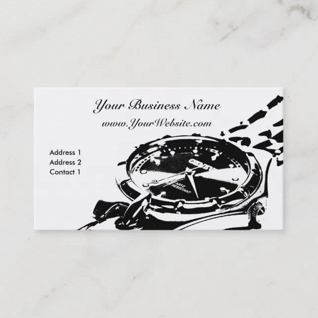 Watch Business Card | Zazzle
