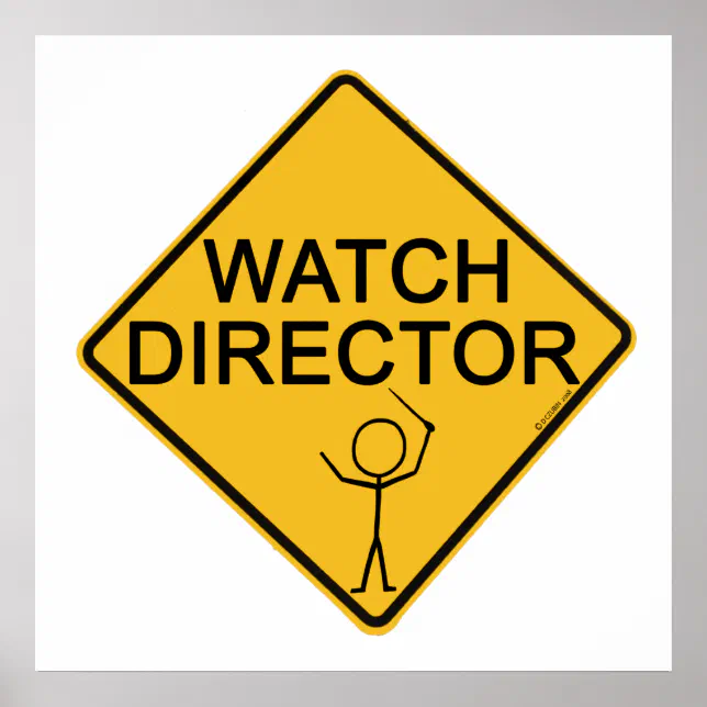 Watch Director Poster | Zazzle