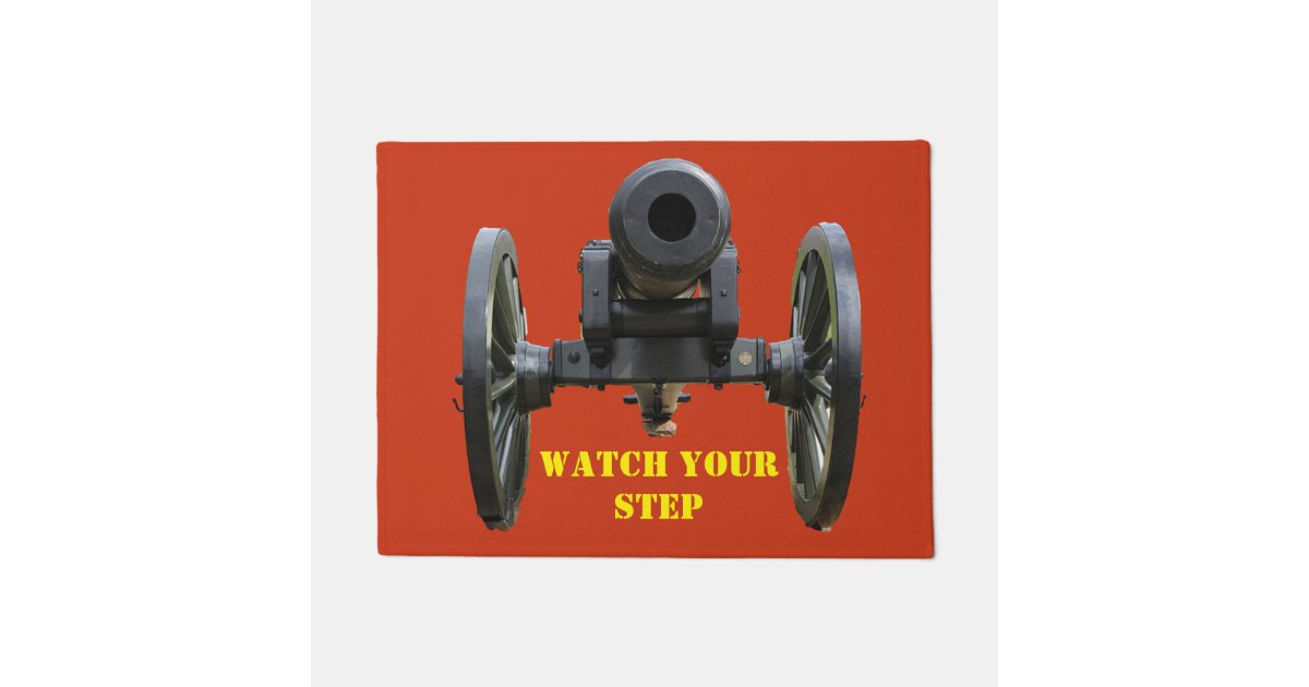 WATCH YOUR STEP DOORMAT | Zazzle.com