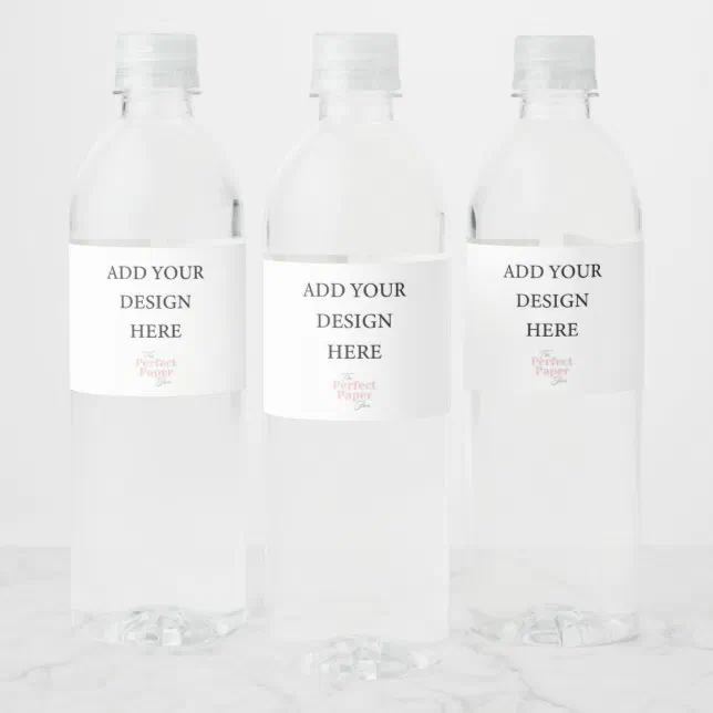 Water bottle label Sticker | Zazzle