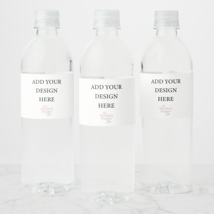 Water bottle label Sticker | Zazzle