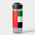 Water bottle with flag of United Arab Emirates | Zazzle