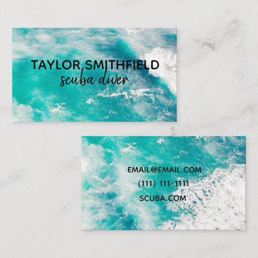 water business card | Zazzle