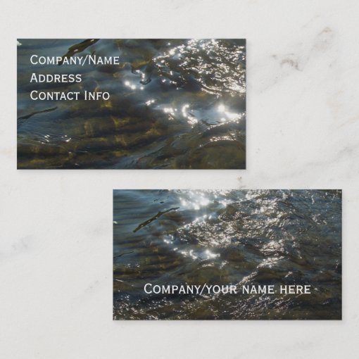 Water Business Card | Zazzle