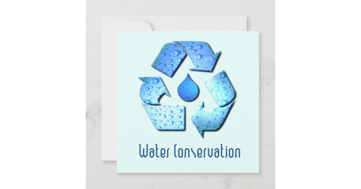 Water Conservation Invitation | Zazzle