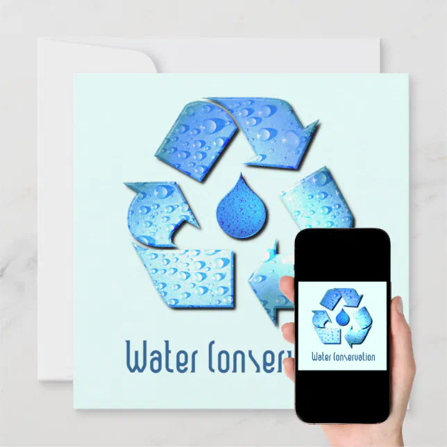 Water Conservation Invitation | Zazzle