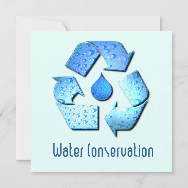 Water Conservation Invitation | Zazzle