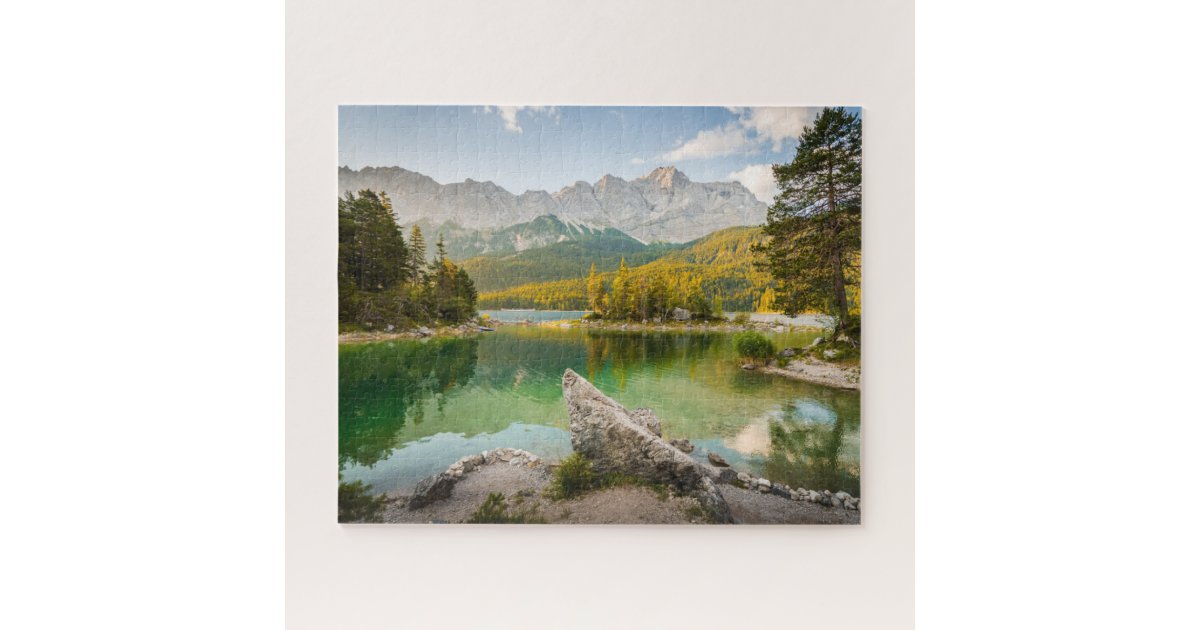 Water | Dachstein Mountains Lake Germany Jigsaw Puzzle | Zazzle