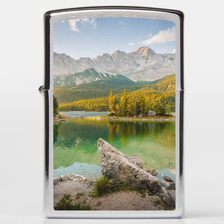 Water | Dachstein Mountains Lake Germany Zippo Lighter | Zazzle
