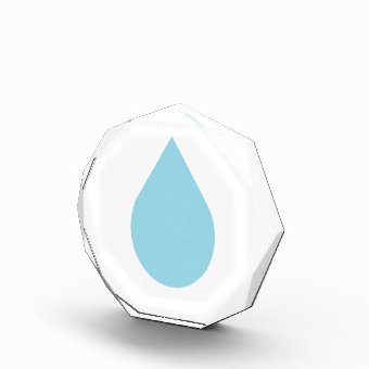 Water Drop Acrylic Award | Zazzle