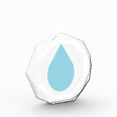 Water Drop Acrylic Award | Zazzle