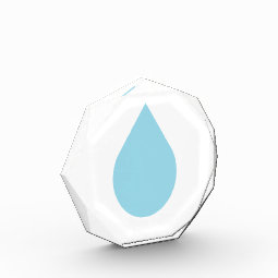 Water Drop Acrylic Award | Zazzle