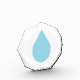 Water Drop Acrylic Award | Zazzle