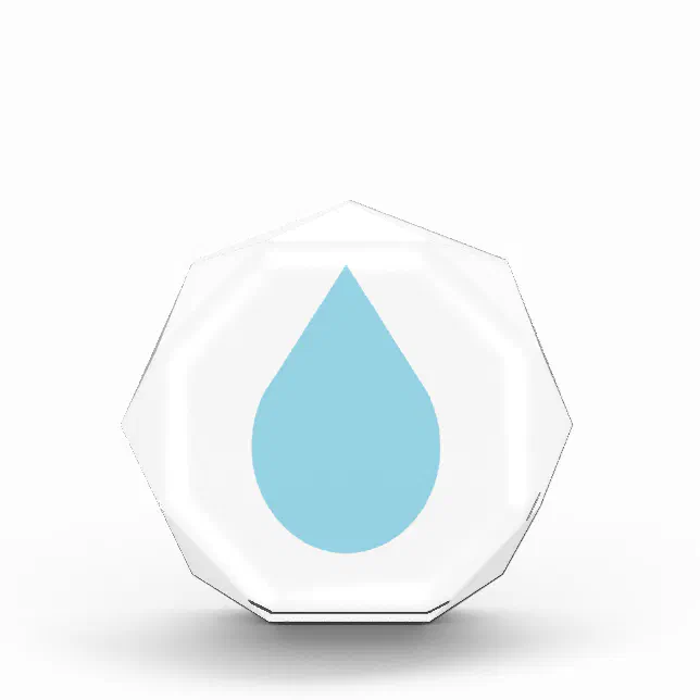 Water Drop Acrylic Award | Zazzle