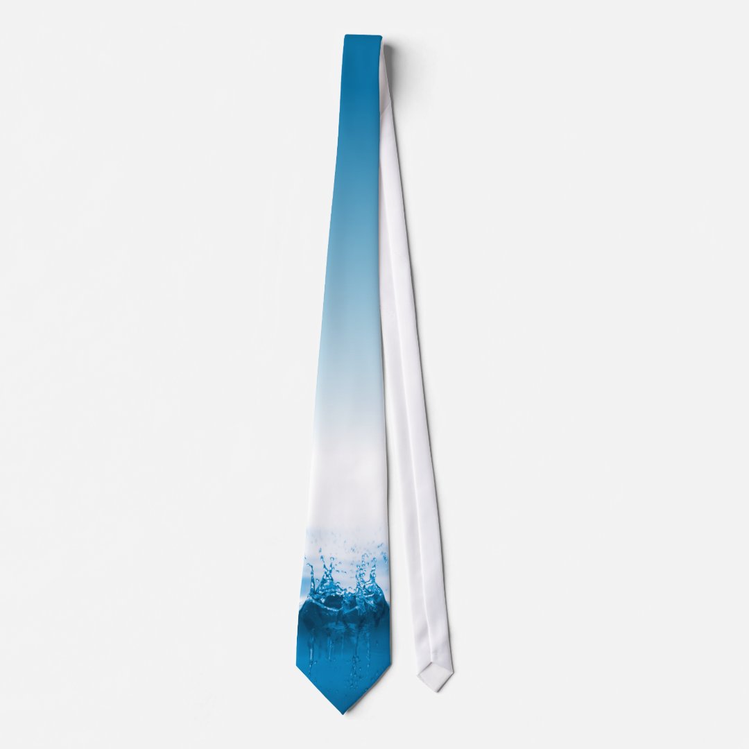 Water Drop Designer Tie | Zazzle