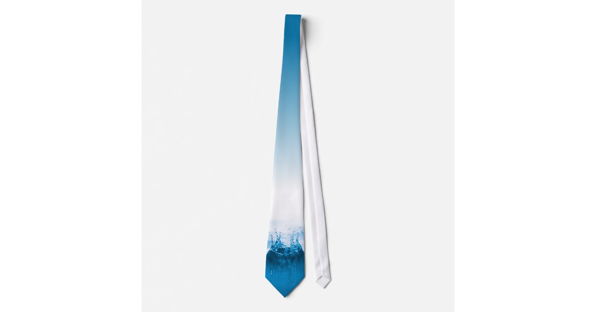 Water Drop Designer Tie | Zazzle