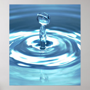 Water Drop Posters & Photo Prints | Zazzle