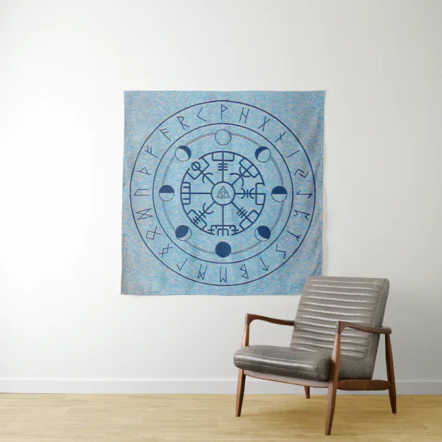 Water Element Norse Runes Altar Cloth - Tarot Clot Tapestry | Zazzle
