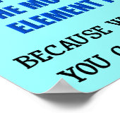 Water Essential For Life Coffee Funny Poster Sign | Zazzle