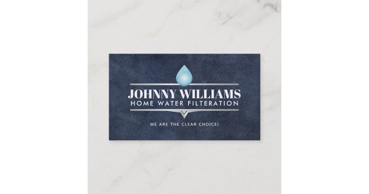Water Filter Business Cards | Zazzle