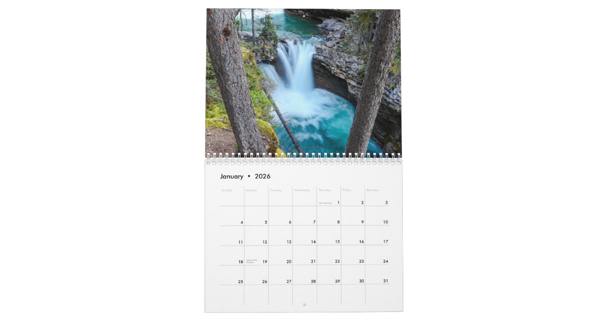 Water from Around the World Calendar | Zazzle