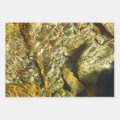 Water from Hot Springs Green-Gold Nature Wrapping Paper Sheets | Zazzle