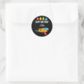 Water Gun & Balloons Summer Kids Birthday Party Classic Round Sticker ...
