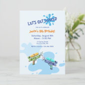 Water Guns Party Invitations | Zazzle