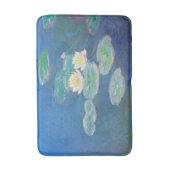 Water Lilies, Evening Effect by Claude Monet Bathroom Mat | Zazzle