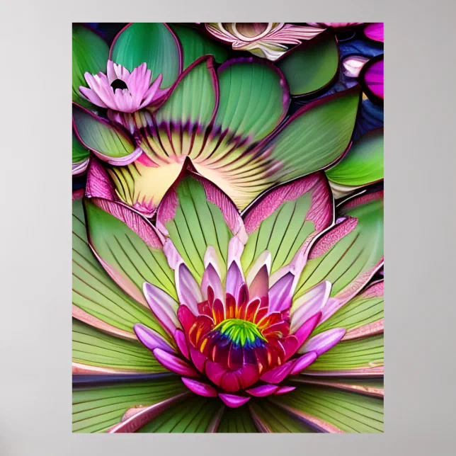 Water Lily Poster | Zazzle