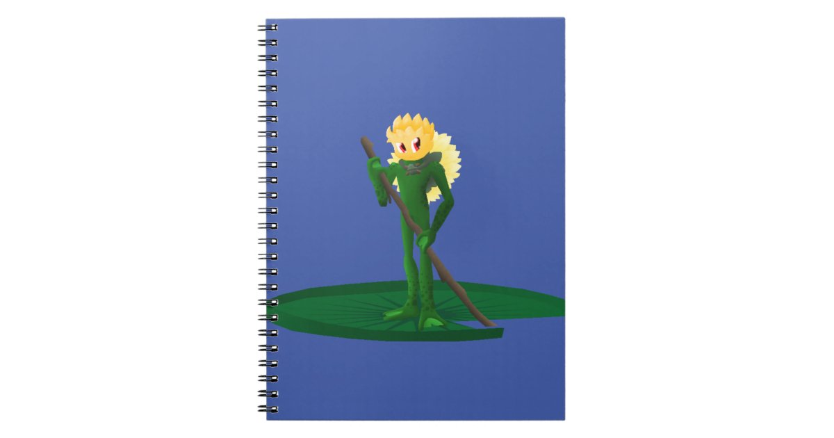 Water Lily Sprite Notebook | Zazzle