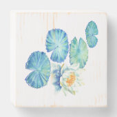 Water Lily Wood Box Sign | Zazzle