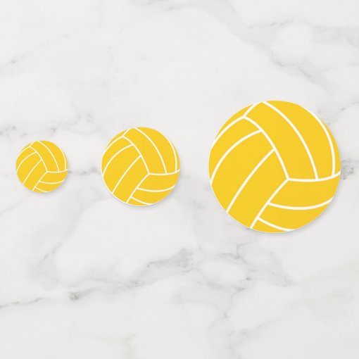 Water Polo Ball Confetti | Zazzle