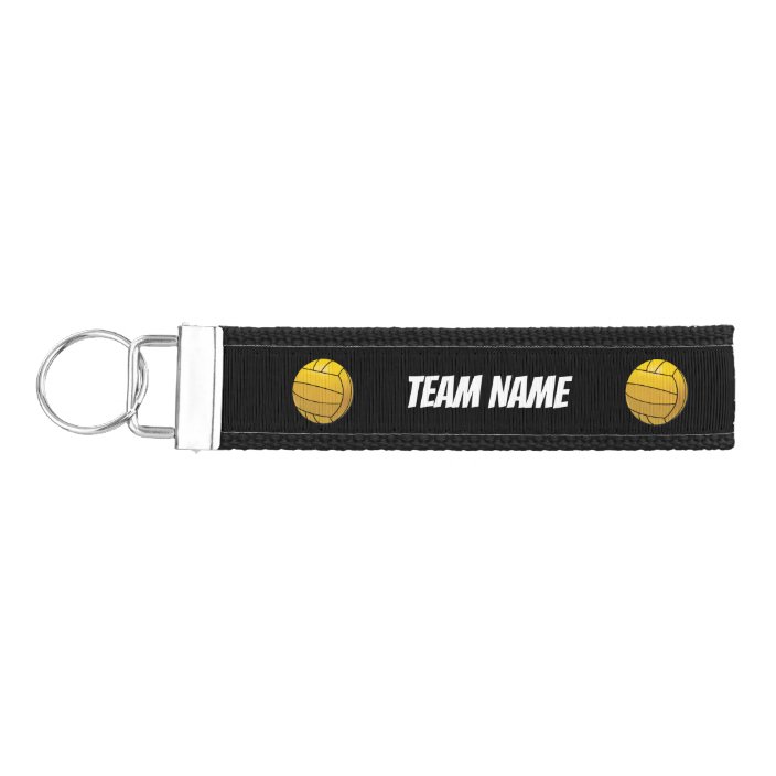 Water Polo Customized Team Wrist Keychain | Zazzle.com