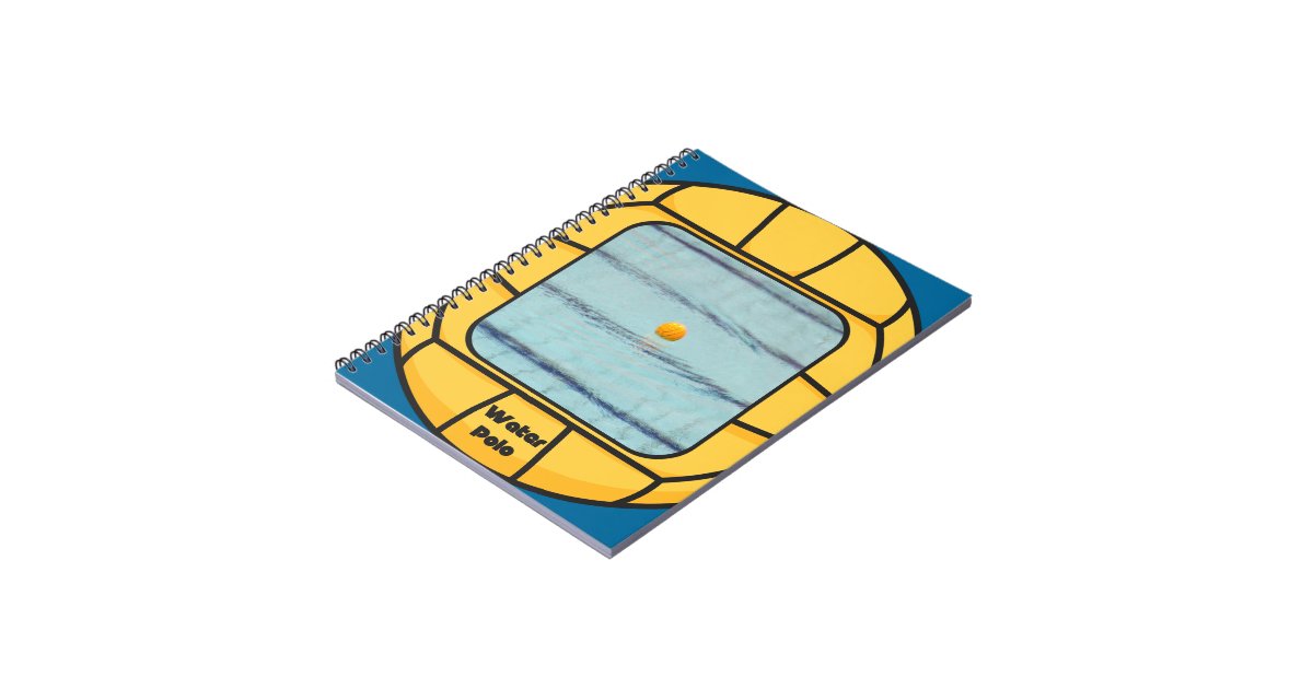 Water Polo frame (add your own photo!) Notebook | Zazzle