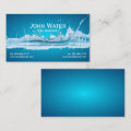 Water Professional Mini Business Card | Zazzle
