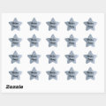 Water Proof Drops Splash Free Custom Trendy Cool Star Sticker | Zazzle