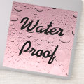 Water Proof Splash Free Rose Gold Pink Drops Cool Sticker | Zazzle