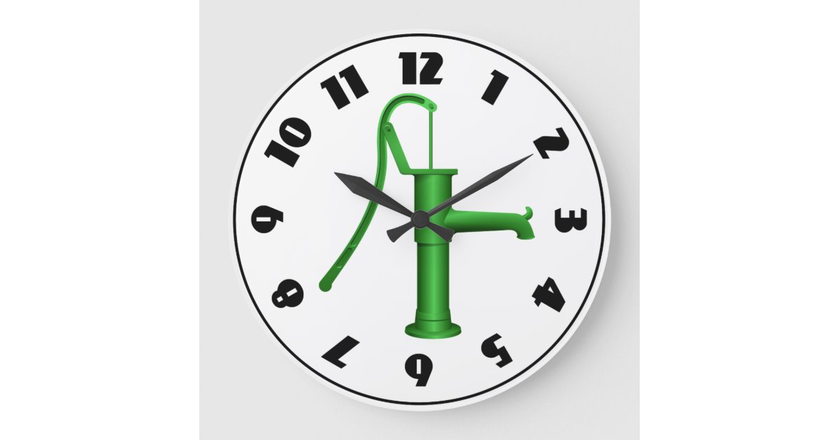 Water Pump Clock | Zazzle