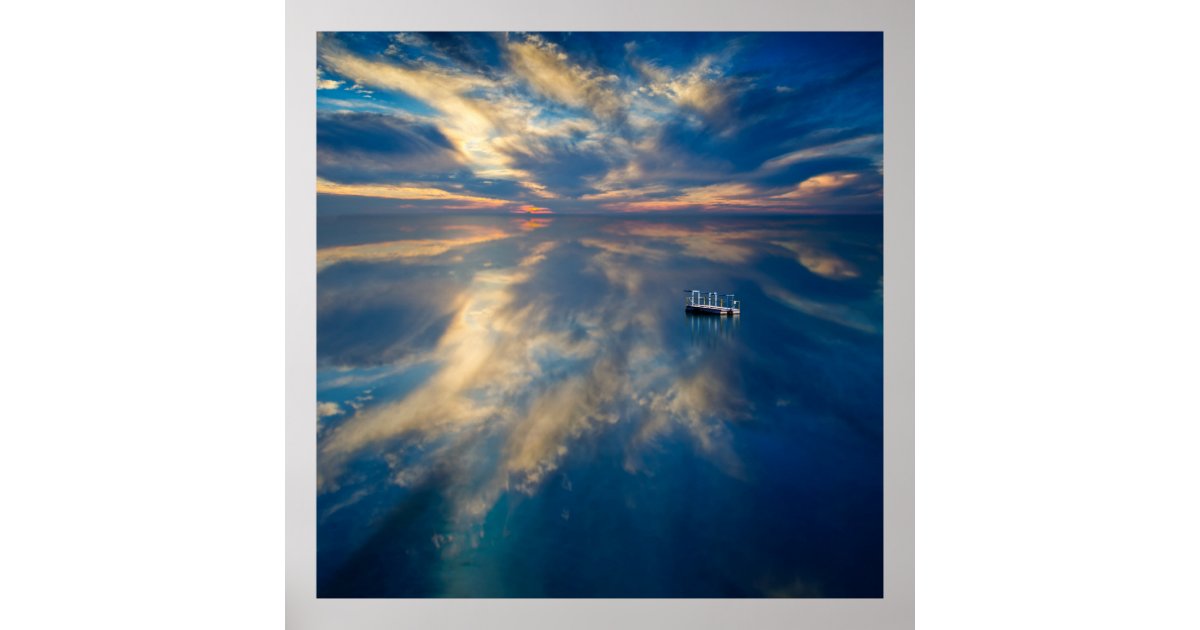 Water reflections poster | Zazzle