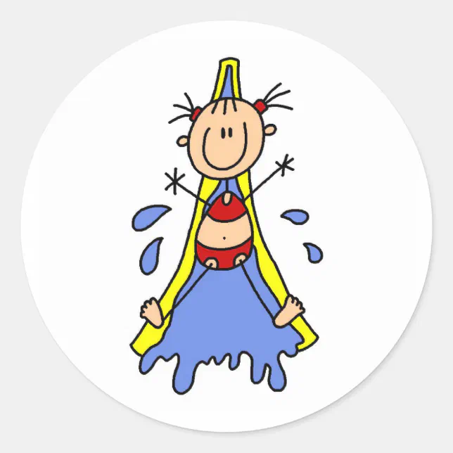 Water Slide Sticker | Zazzle