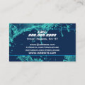 Water splash business card | Zazzle