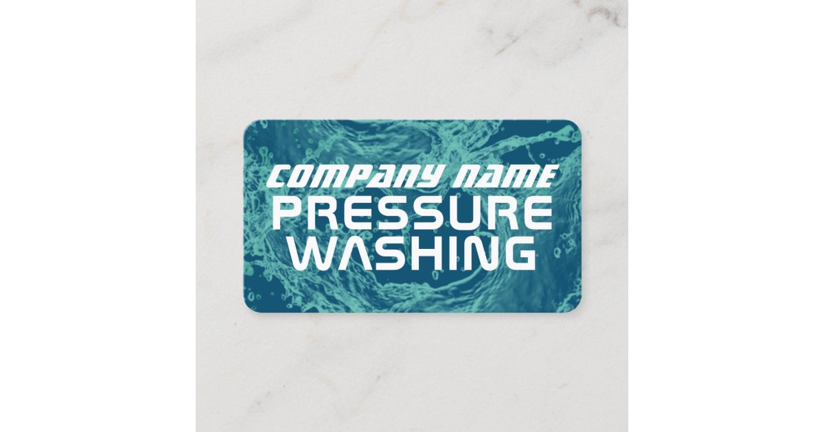 Water splash business card | Zazzle