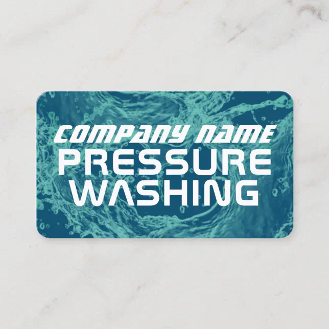 Water splash business card | Zazzle