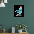 Water You Up To Funny Water Pun Dark BG Poster | Zazzle