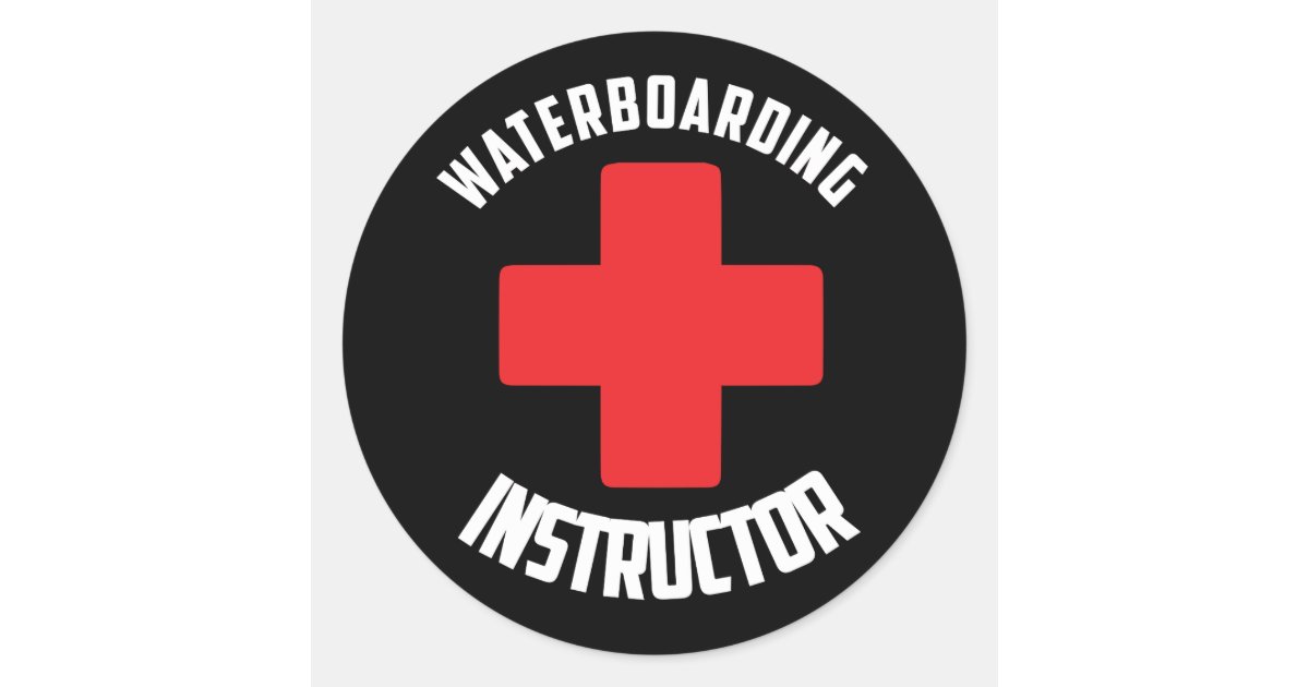 Waterboarding Instructor Classic Round Sticker | Zazzle