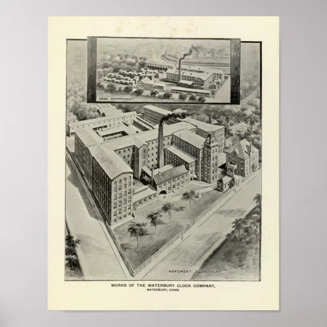Waterbury Clock Co Poster | Zazzle