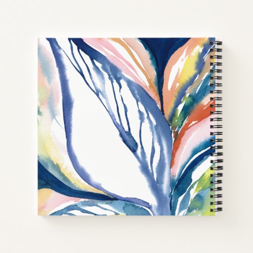 Watercolor Abstract Painting Personal Notebook | Zazzle