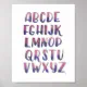 Watercolor Alphabet Poster | Zazzle